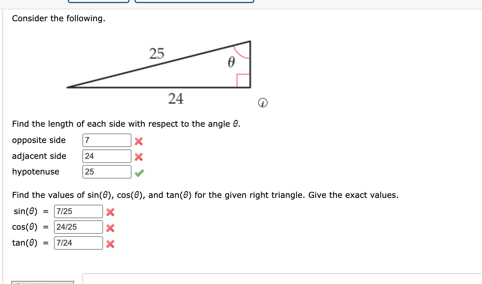 Solved Consider the following.Find the length of each side | Chegg.com
