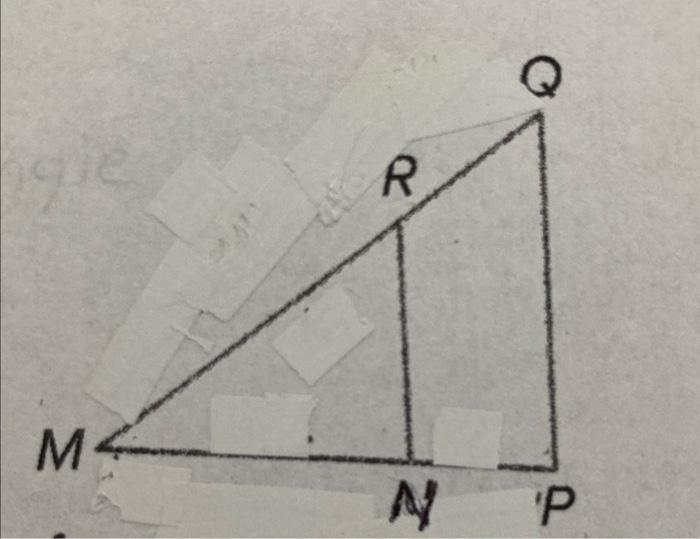 Solved Determine whether NR is parallel to PQ. Justify your | Chegg.com
