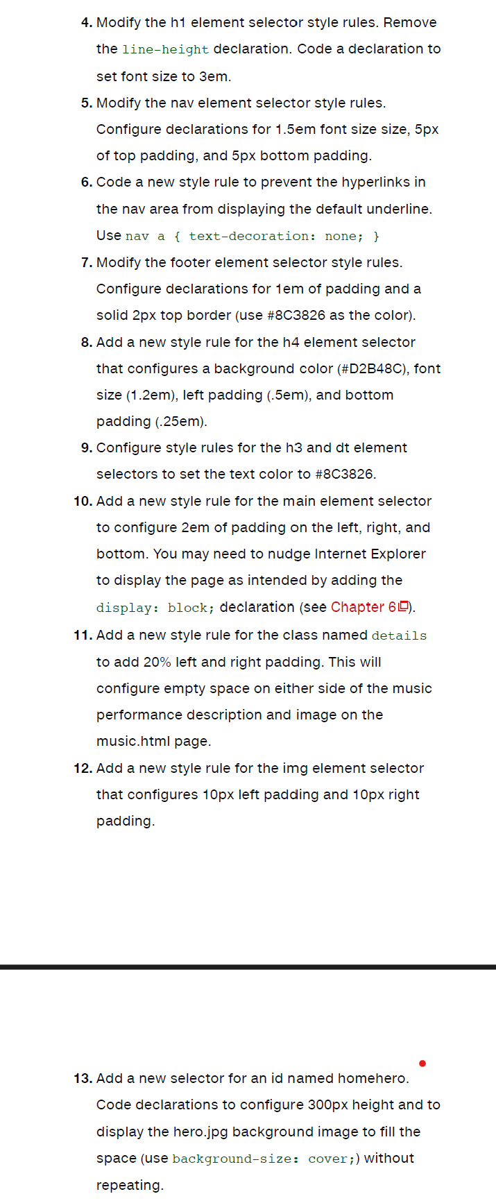 Solved I have menu and index html along with css file. | Chegg.com