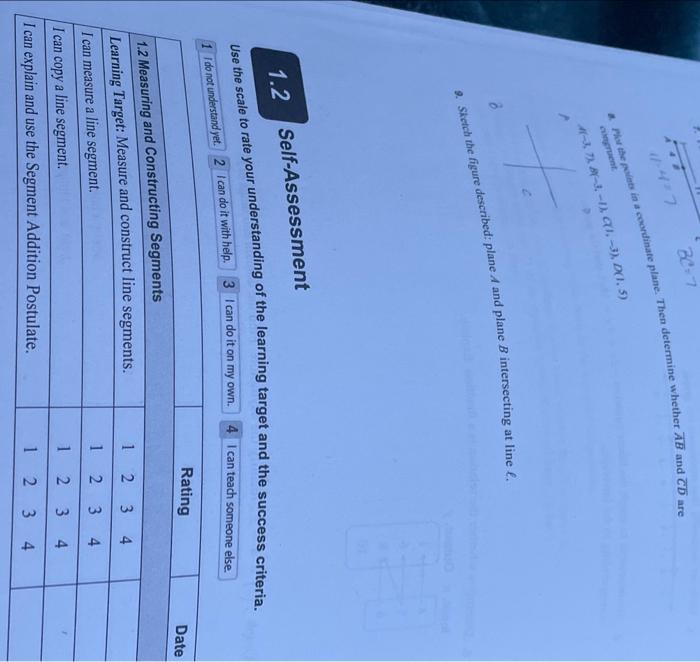 Solved - ta to rate your understanding8. Plot the points in | Chegg.com