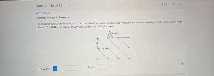Solved In the figure, first-order reflection from the | Chegg.com