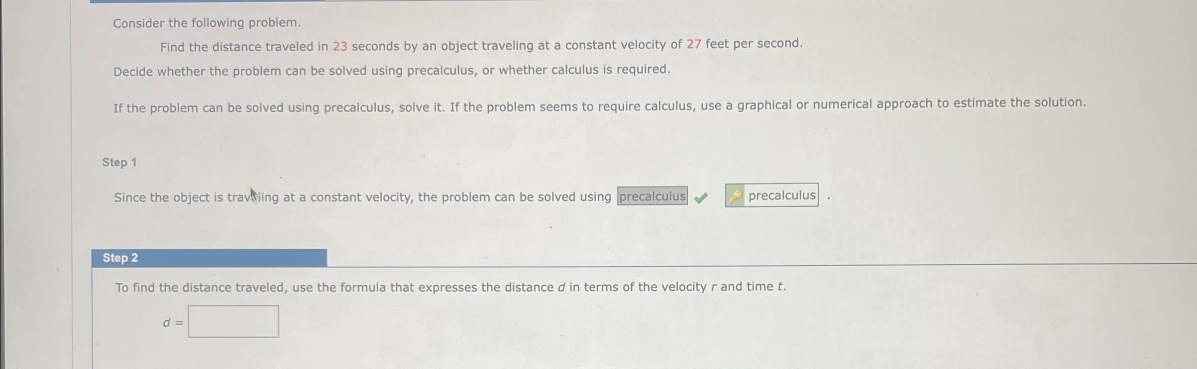 Solved Consider the following problem.Find the distance | Chegg.com