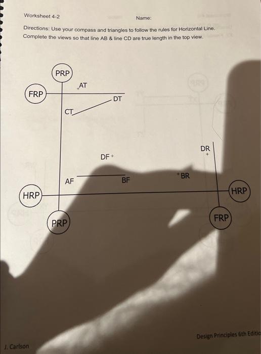 Solved Worksheet 4-2 Name: Directions: Use your compass and | Chegg.com