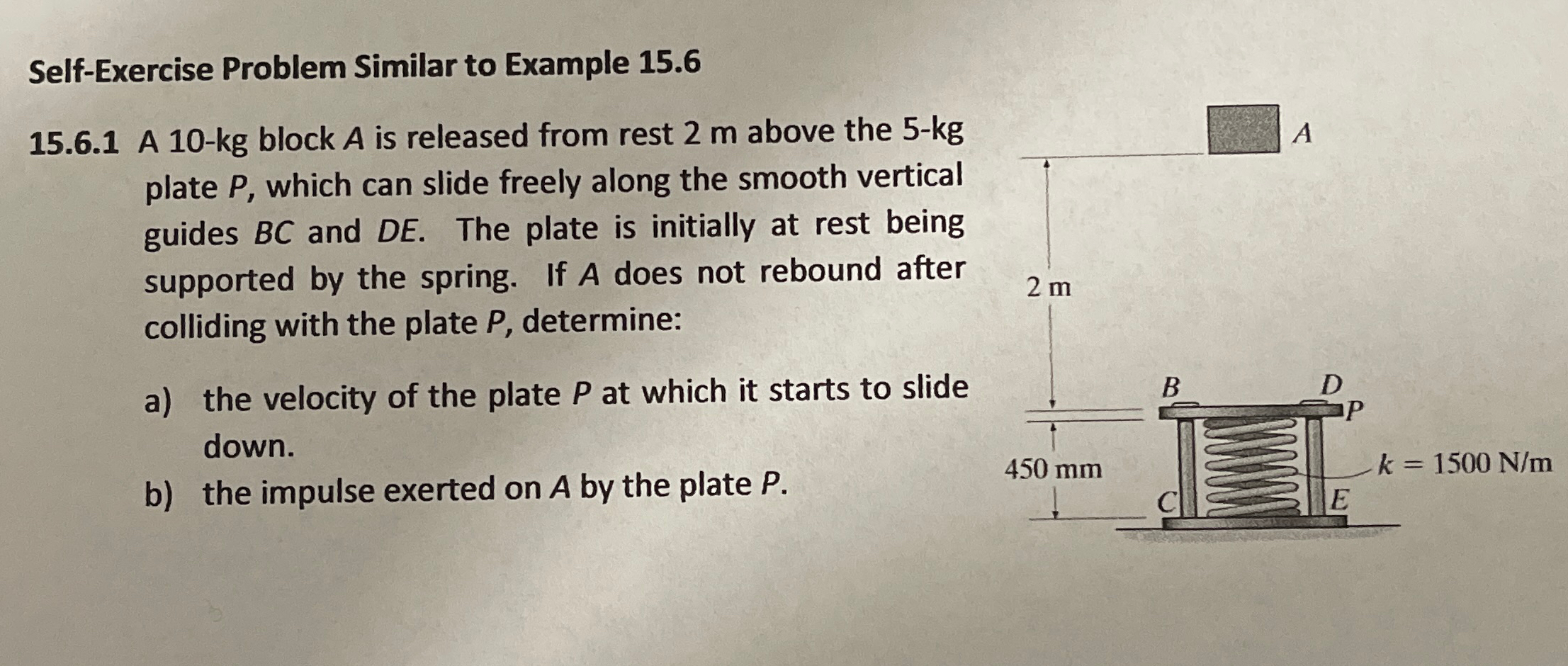 Solved Self-Exercise Problem Similar to Example 15.615.6.1 | Chegg.com