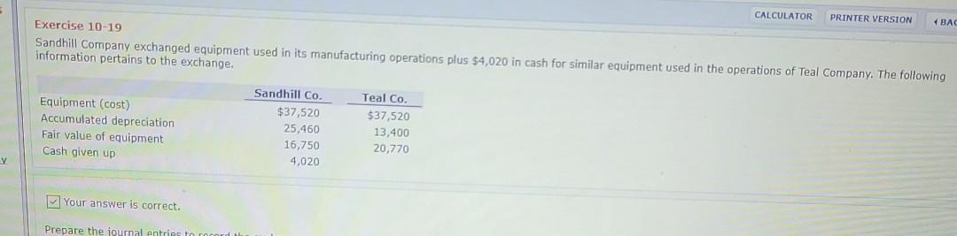 Solved CALCULATOR PRINTER VERSION | Chegg.com
