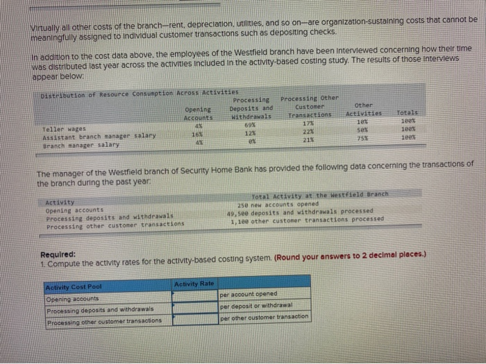 Solved Exercise 7-8 Computing and Interpreting Activity | Chegg.com