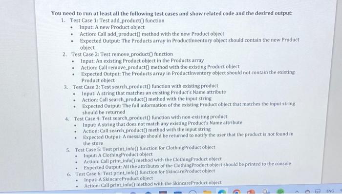 Solved do the main class only | Chegg.com