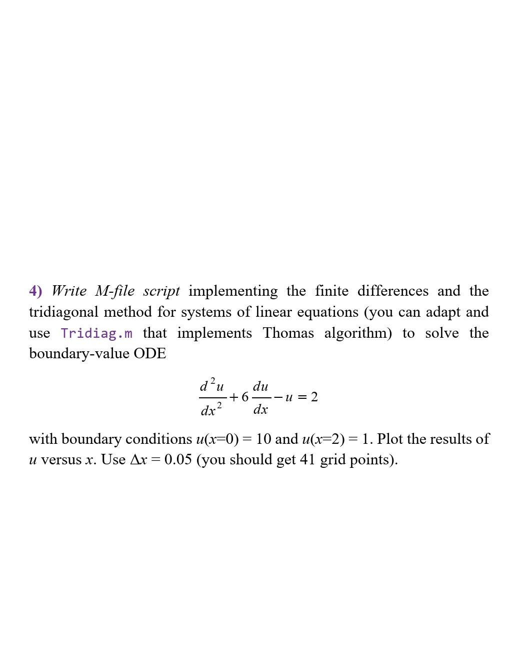 4 Write M File Script Implementing The Finite 0584