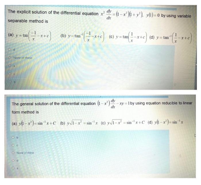 Solved The explicit solution of the differential equation r? | Chegg.com