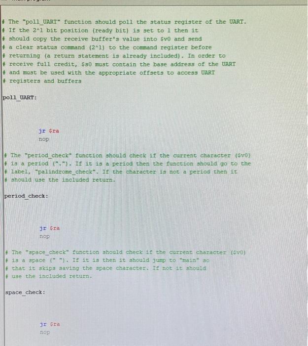 Solved The Task In this project, you will be writing a | Chegg.com