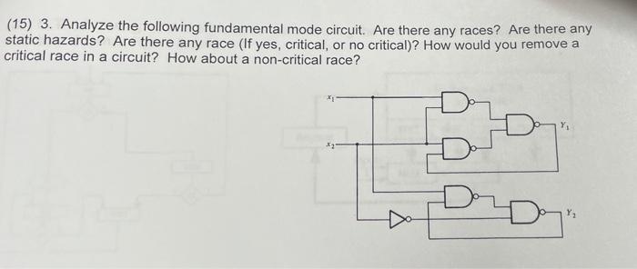 (15) 3. Analyze the following fundamental mode | Chegg.com