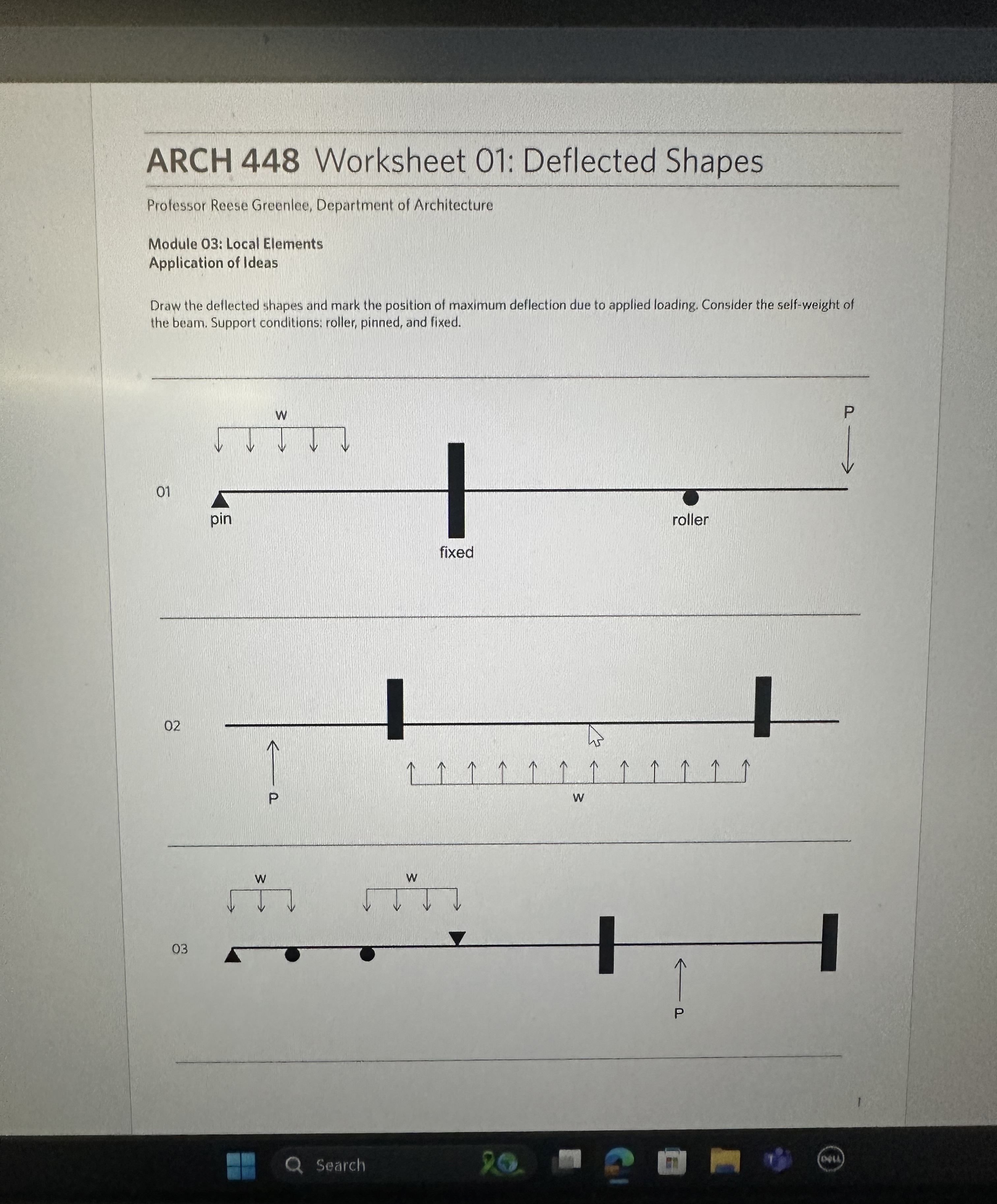 Solved Draw the deflected shapes and mark the position of | Chegg.com