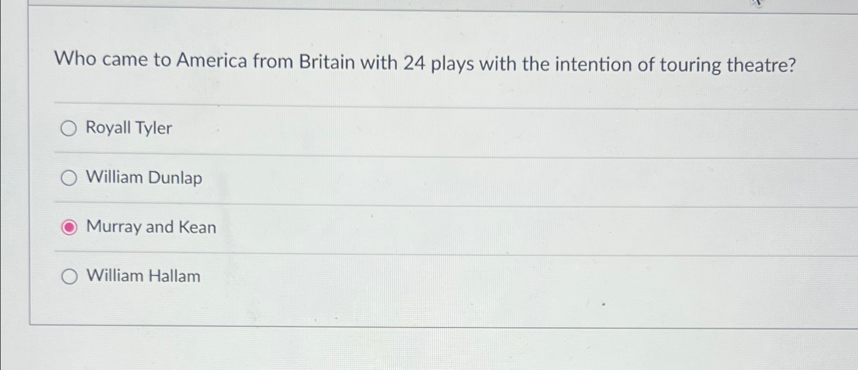 Solved Who came to America from Britain with 24 ﻿plays with | Chegg.com