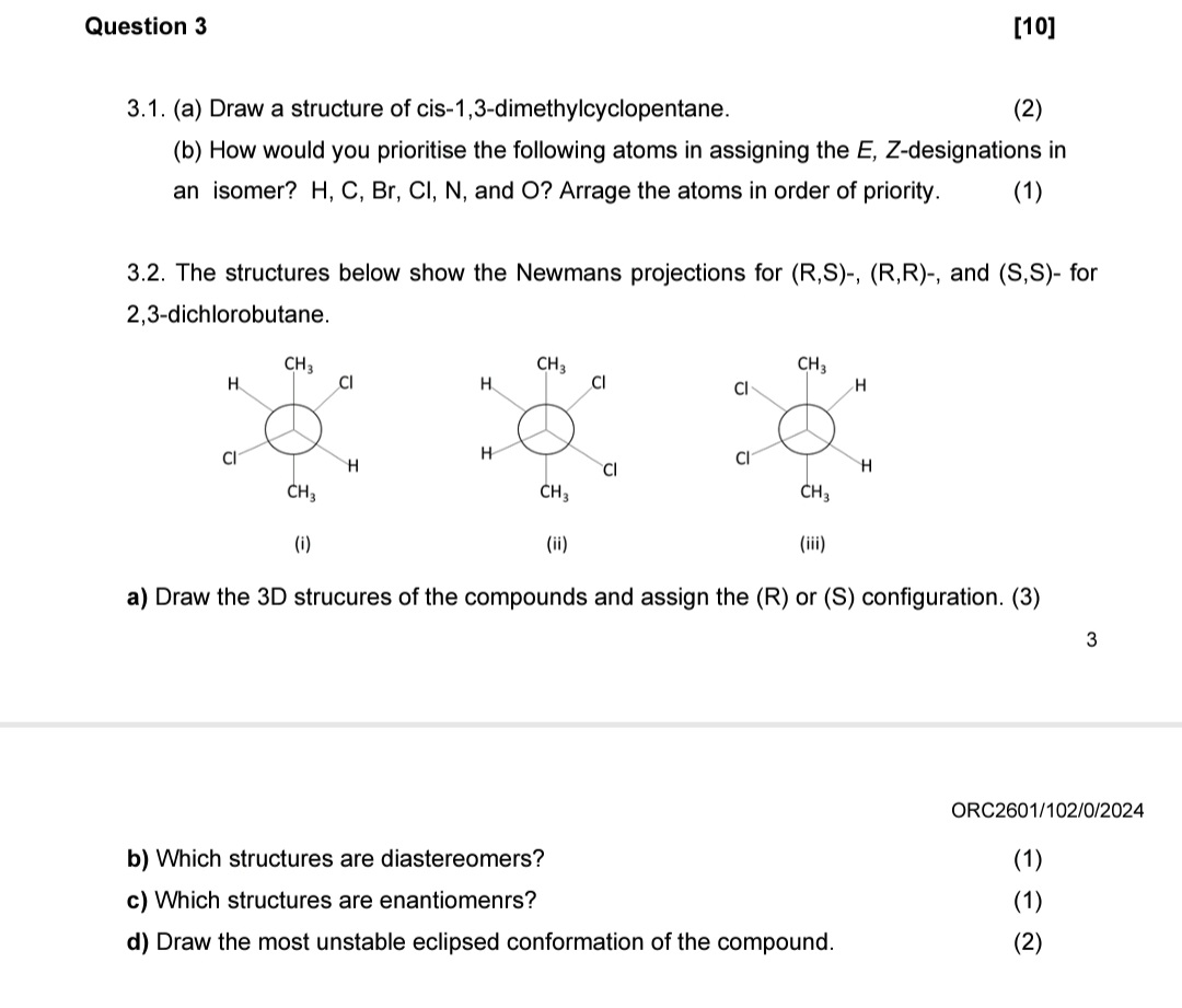 Solved Question 33.1. (a) ﻿Draw a structure of | Chegg.com