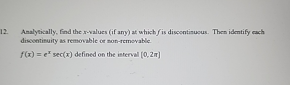 Solved Analytically, find the x-values (if any) ﻿at which f | Chegg.com