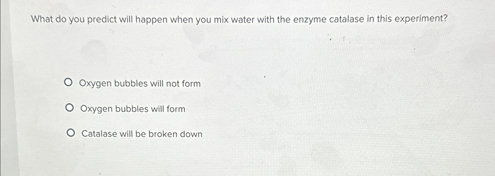 Solved What do you predict will happen when you mix water | Chegg.com