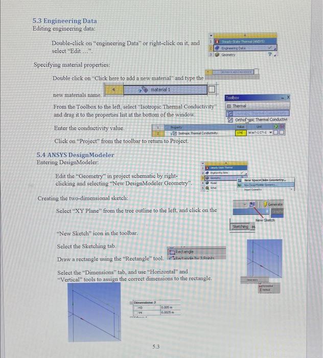 Heat Conduction Simulation in ANSYS Workbench 5.1 | Chegg.com