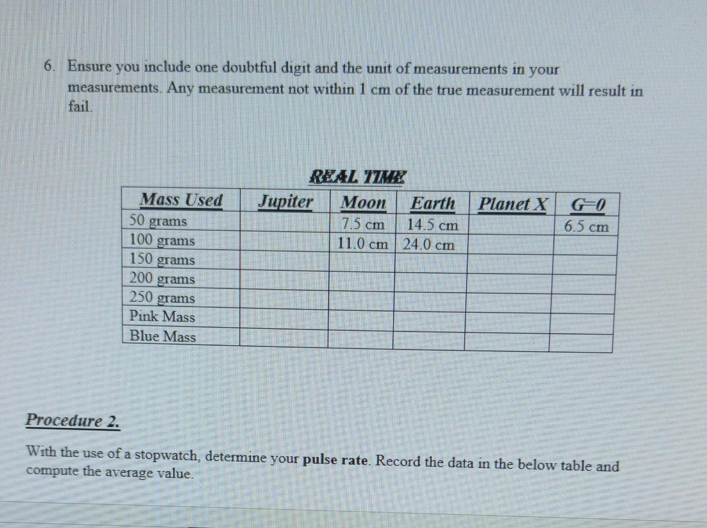 6. Ensure you include one doubtful digit and the unit | Chegg.com