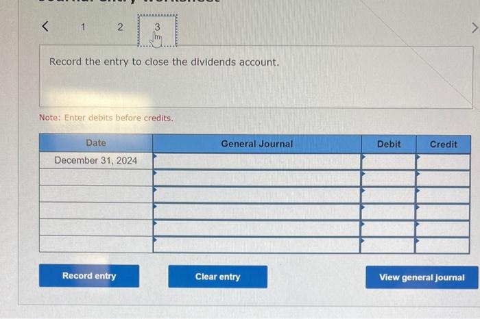 Solved Exercise 3 17 Algo Record Closing Entries Lo3 6