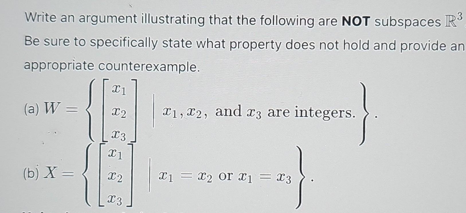 Solved Write an argument illustrating that the following are | Chegg.com