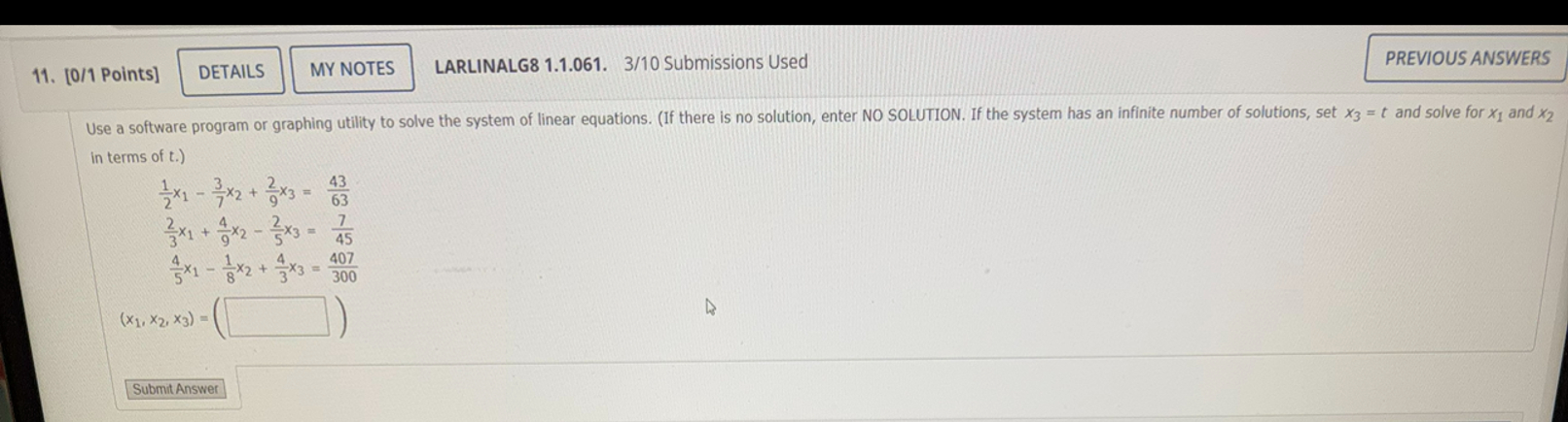 Solved Use a software program or graphing utility to solve | Chegg.com