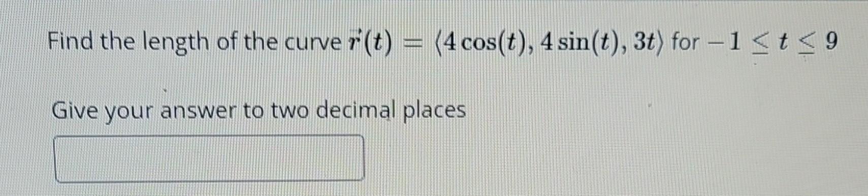 Solved Find the length of the curve | Chegg.com