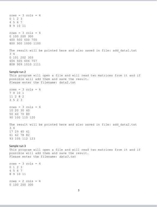 Solved File: hw8_matrix_add.c Download hw8_matrix_add.c and | Chegg.com