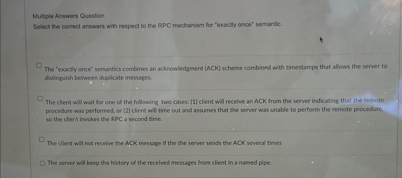 Solved Multiple Answers QuestionSelect the correct answers | Chegg.com