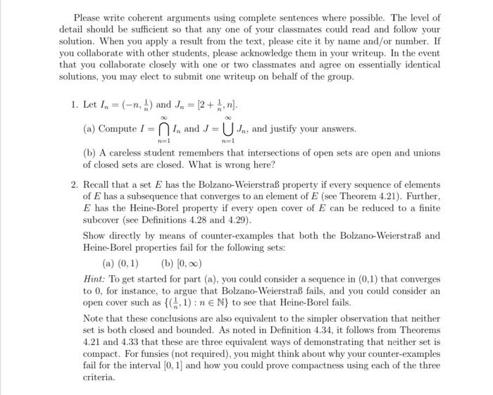 Solved Please write coherent arguments using complete | Chegg.com