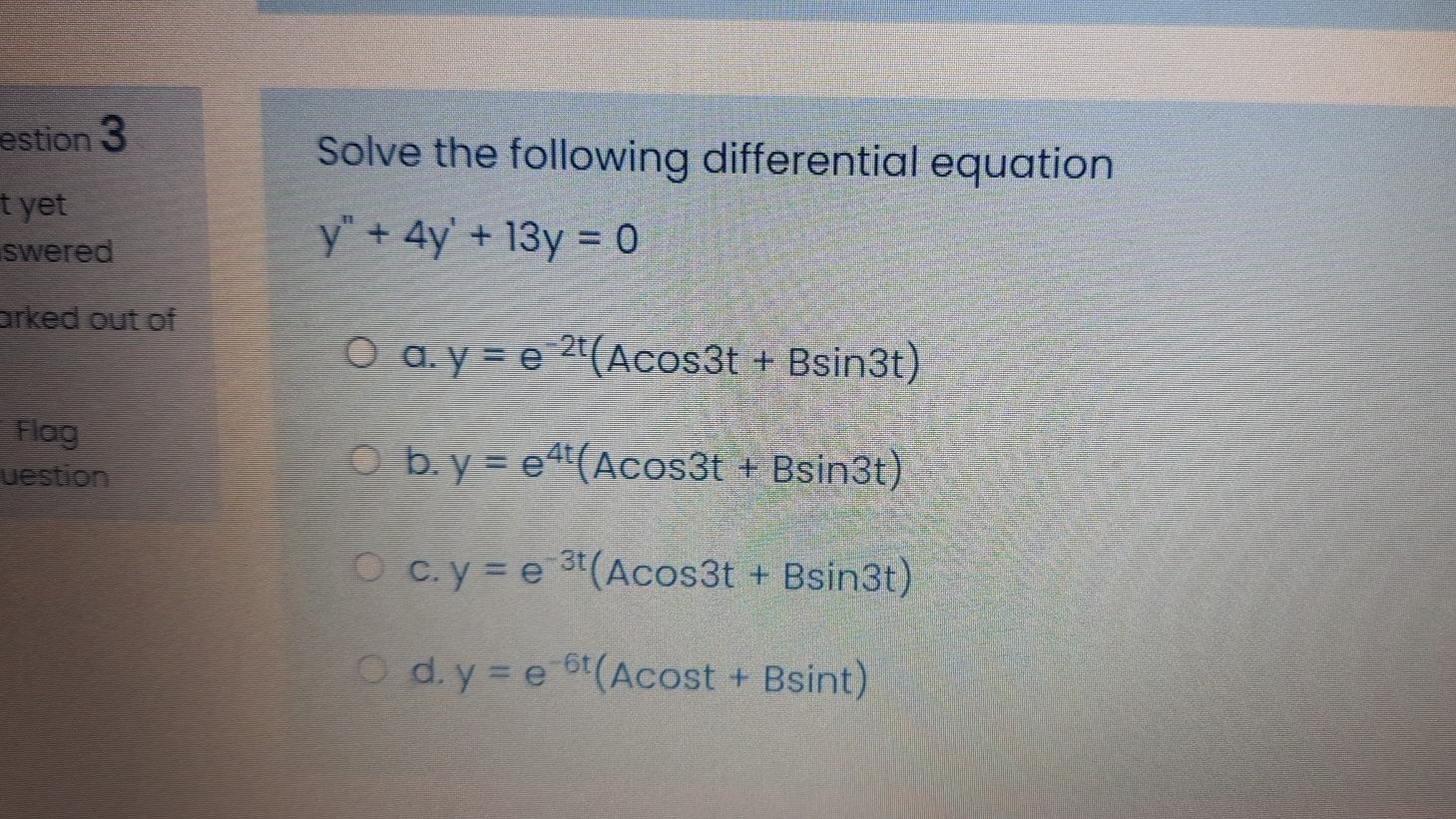Solved estion 3 t yet swered Solve the following | Chegg.com Solved estion 3 t yet swered Solve the following | Chegg.com