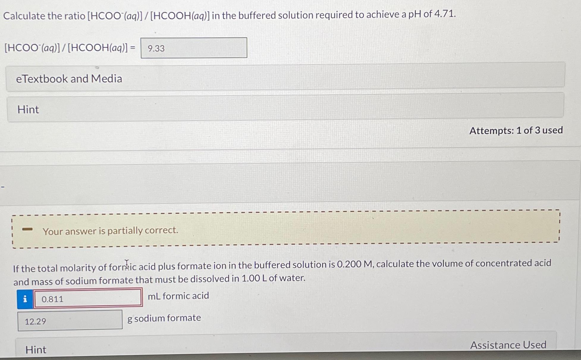 Solved Calculate the ratio )- ﻿in the buffered solution | Chegg.com