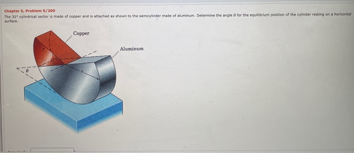 Solved Chapter 5, Problem 5/200 The 31 cylindrical sector is | Chegg.com