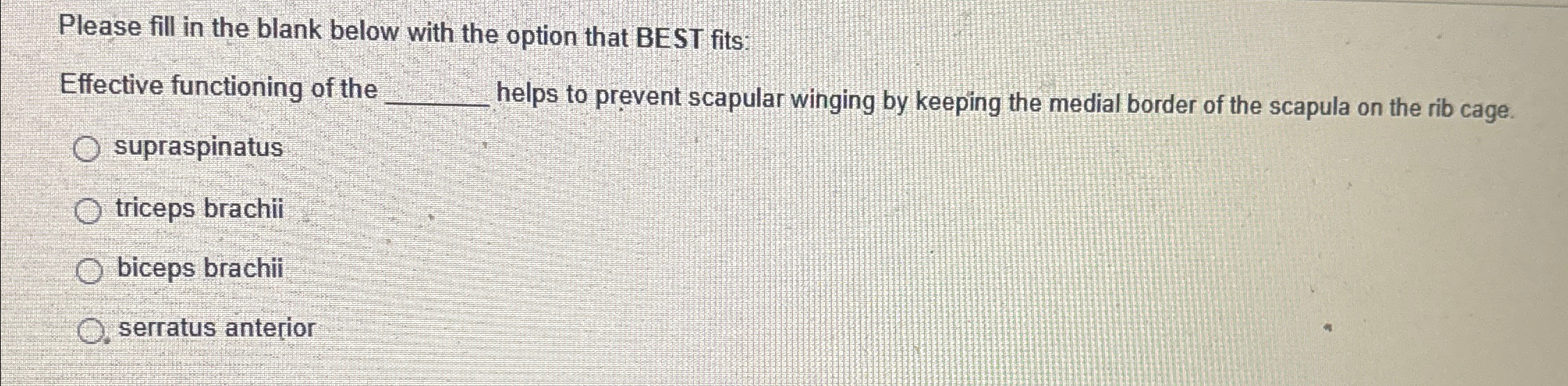 Solved Please fill in the blank below with the option that | Chegg.com