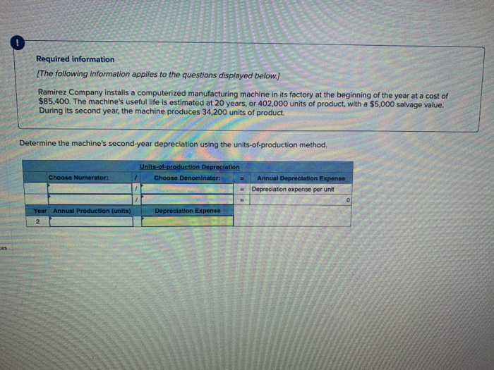 Solved Ramirez Company installs a computerized | Chegg.com