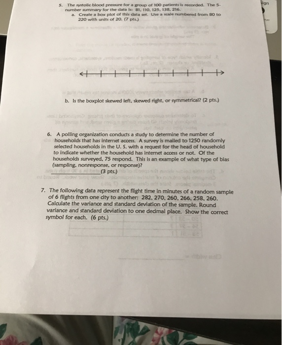 Solved 1. Determine whether the given value is a statistic | Chegg.com