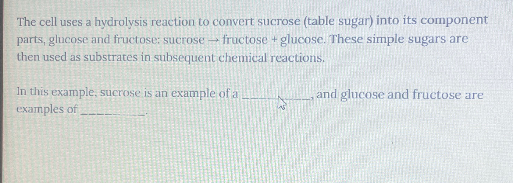 Solved The cell uses a hydrolysis reaction to convert | Chegg.com