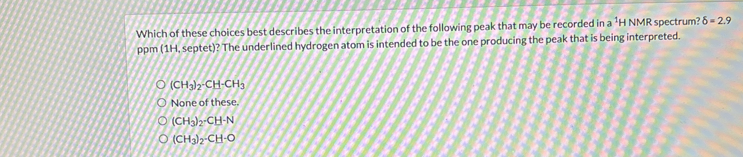 Solved Which of these choices best describes the | Chegg.com