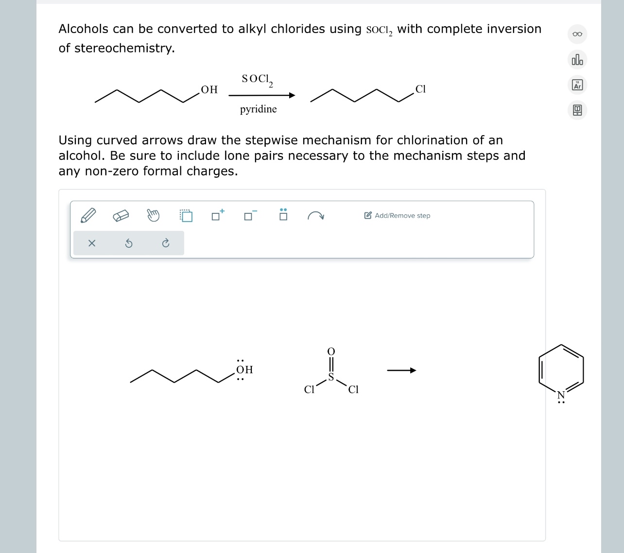 Solved Alcohols can be converted to alkyl chlorides using | Chegg.com