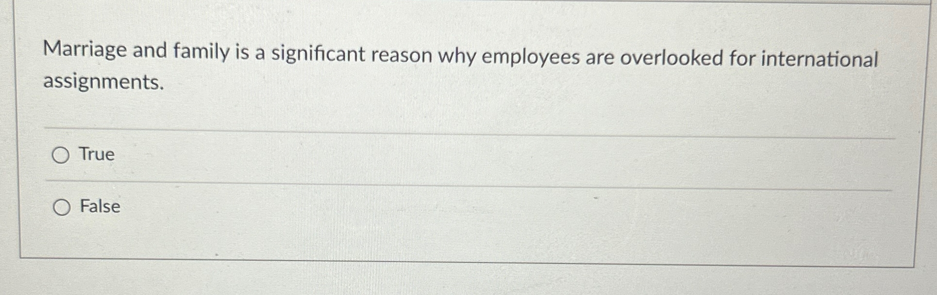 Solved Marriage and family is a significant reason why | Chegg.com