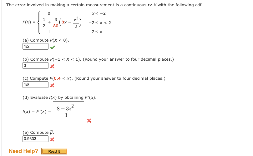 Solved The error involved in making a certain measurement is | Chegg.com