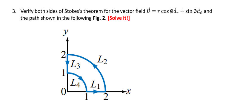 Solved Verify both sides of Stokes's theorem for the vector | Chegg.com