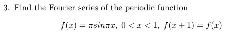 Solved Find the Fourier series of the periodic | Chegg.com