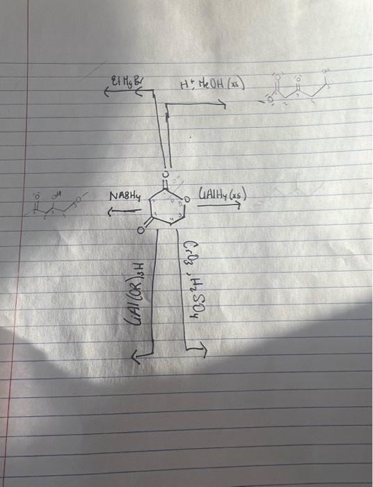 Solved complete the scheme by adding the missing reagents in | Chegg.com
