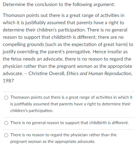 Solved Determine the conclusion to the following | Chegg.com