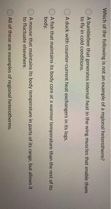 Solved Which of the following is not an example of a | Chegg.com