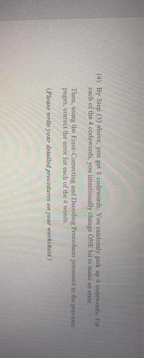 Solved (1). Using the ASCII-Binary Character Table (which is | Chegg.com