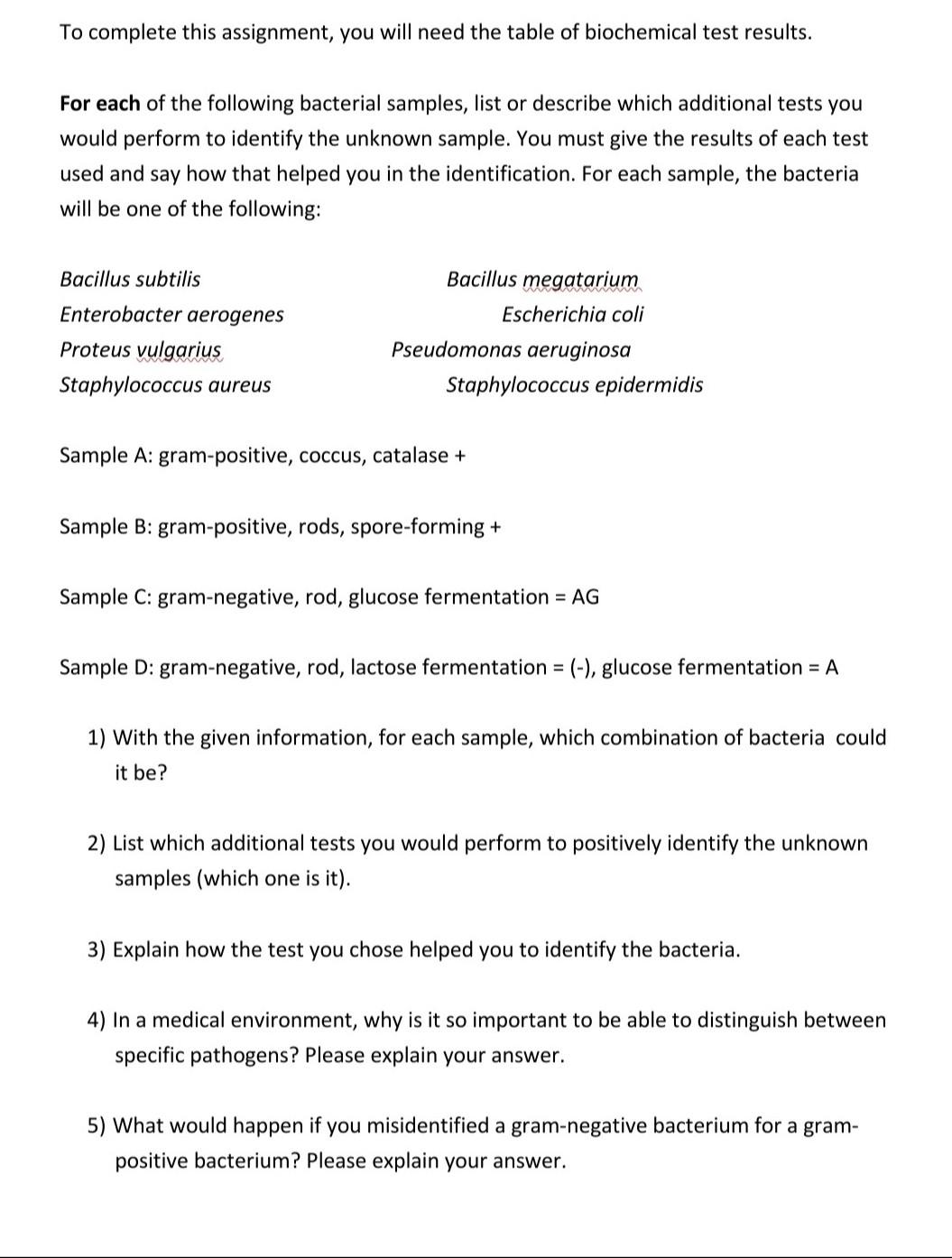 Solved To complete this assignment, you will need the table | Chegg.com