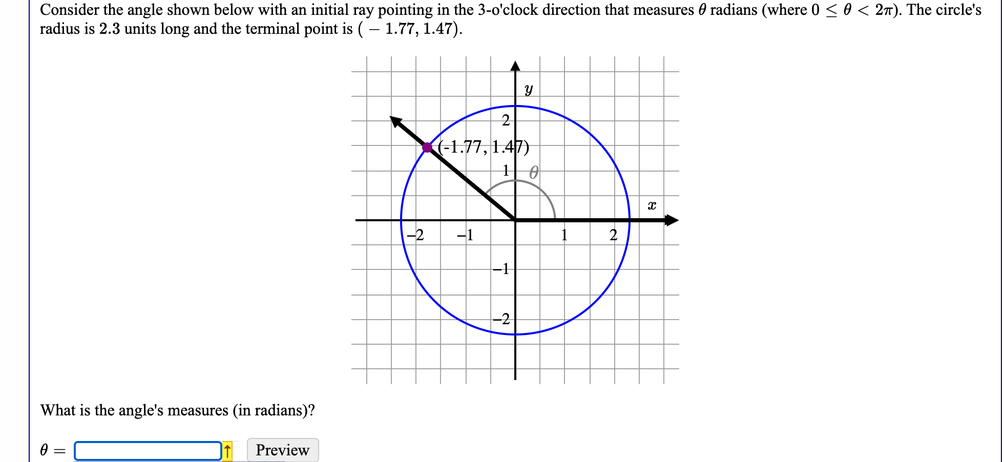 Solved Consider the angle shown below with an initial ray | Chegg.com