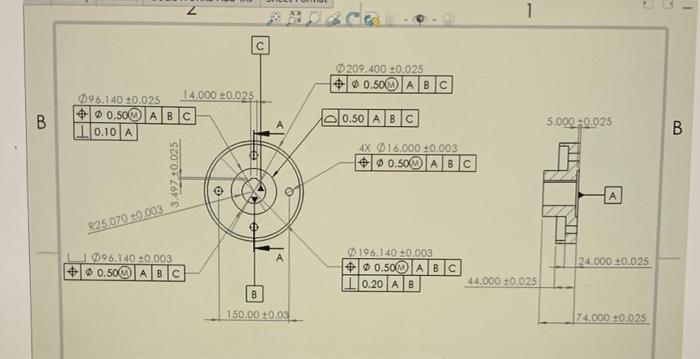 Laboratory 3: Applying GD&T In Engineering Drawings | Chegg.com