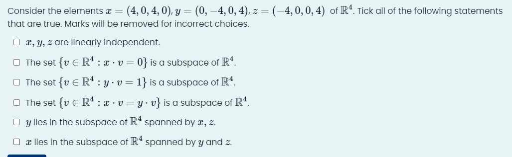 Solved Consider the elements | Chegg.com